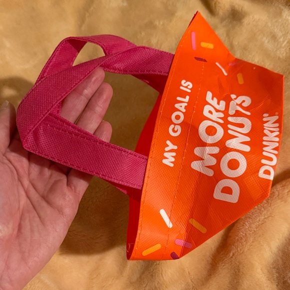 Bags | Limited Edition Dunkin New Years 226 Orange And Pink Mini Tote ...